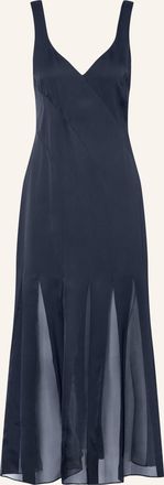 HUGO BOSS Satinkleid Donabelli blau