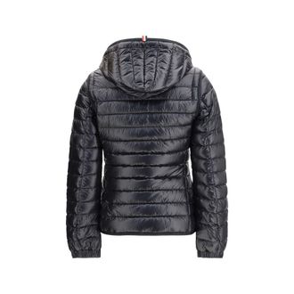 Moncler Womens Black Polyamide Full-Length Jacket Clothing