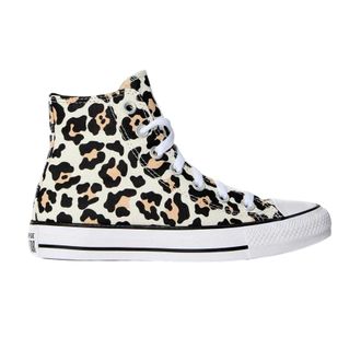 Converse Classic Hi Leo-Muster High Top Turnschuhe f&uuml;r Damen, Flach (Leopard)