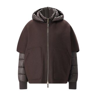 Moorer Veste Pegaso CWR - Femme - Pulls - Brun - Taille: 40 FR