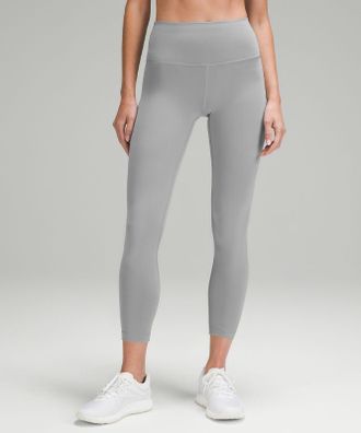 lululemon Legging Wunder Train taille haute pour Femmes - 64 cm - Gris - Taille 10