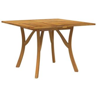 vidaXL Vidaxl - Table de jardin 110x110x75 cm Bois dacacia solide