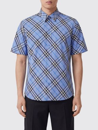Burberry Chemise de bowling &agrave; manches courtes en coton &agrave; motif Vintage Check