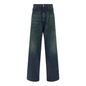 Maison Margiela Homme, Jeans, Bleu, Taille: W32 Jean Droit Large