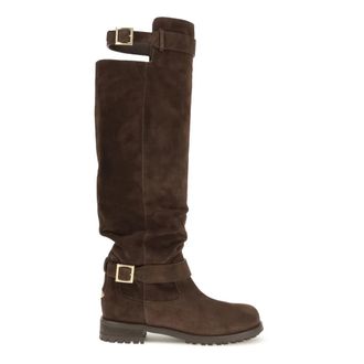 Jimmy Choo London Biker Knie-Stiefel - - Shoes - Damen - Braun - 36 EU