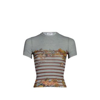 Jean Paul Gaultier T-shirt imprim&eacute; transparent