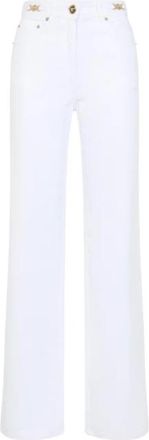 Versace Medusa Buckle Wide-Leg Jeans - - Jeans - Damen - Wei&szlig; - W28