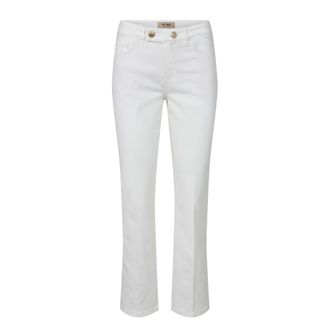 Mos Mosh MOS Mosh, Femme, Jeans, Blanc, Taille: W30 Jean Cheville Blanc