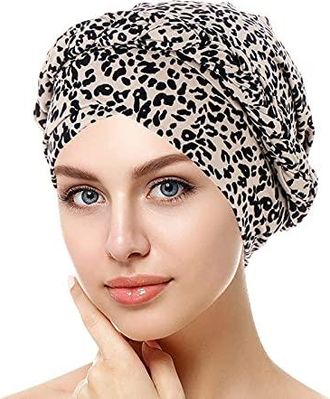 Generic Turban 2024 Bonnet élégant pour femme - Bandana - Cheveux musulmans - Respirant - Protection solaire - Bonnet chimio, perte de cheveux islamique - Aba