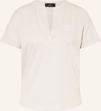 Monari Monari T-Shirt Mit Glitzergarn beige