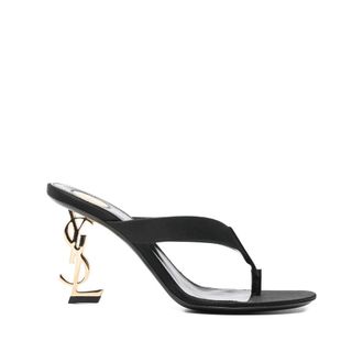 Saint Laurent Logo-heel Sandals