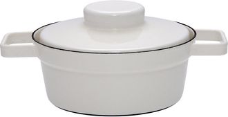 Riess 2111-211, Kasserolle mit Deckel 20cm, LIGTH GREY, AROMAPOTS, Truehomeware, Inhalt 1.20 Liter, Durchmesser 20 cm, Emaille, grau, Induktion