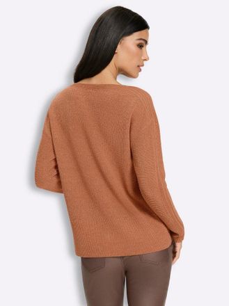 Heine Strickpullover Pullover Langarm Feinstrick, Ripp