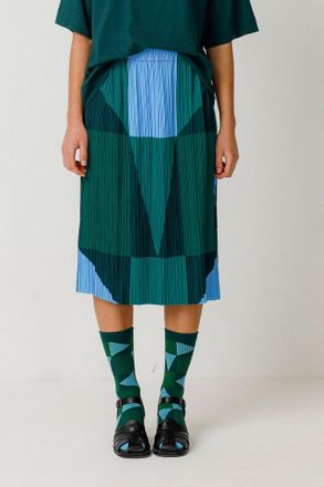 SKFK Damen vegan Rock Luzia Mehrfarbig