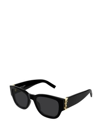 Saint Laurent Eyewear SLM174 Acetate Cat-Eye Sunglasses - Black