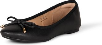 Amazon Essentials Damen Billie Ballerinas, Schwarz, 42.5 EU