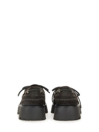 Alexander Wang Leather Moccasin Loafer - Brown