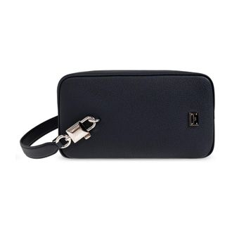 Dolce & Gabbana Lock Kalbsleder Handtasche - - Bags - Herren - Blau - ONE SIZE
