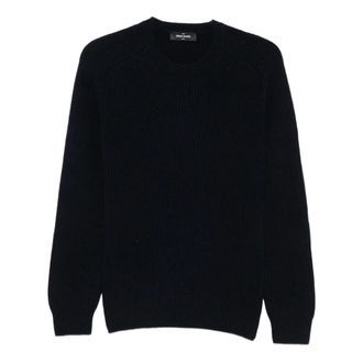 Gran Sasso Pull Paricollo - Homme - Pulls - Noir - Taille: S