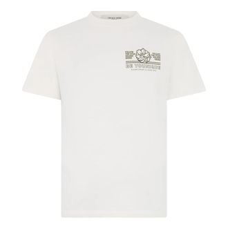 Golden Goose Baumwoll-T-Shirt mit Rundhalsausschnitt - - Tops - Damen - Wei&szlig; - L