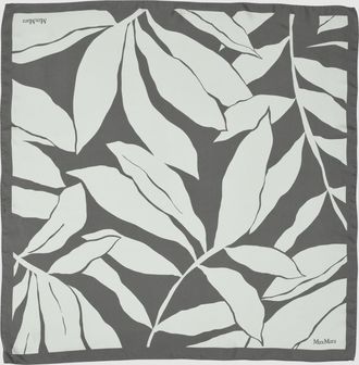 Max Mara Foulard Carre90 W1 Verde Scuro