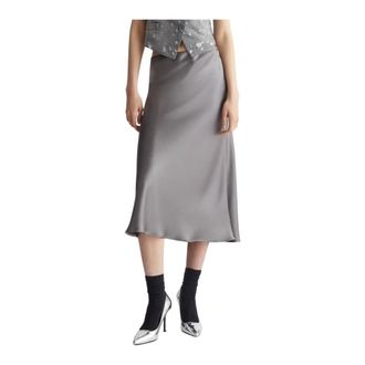 Liu Jo Femme, Jupes, Gris, Taille: 42 FR Jupe Grise Perle