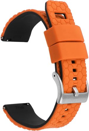 Generic Silikongurt Gummi -Uhr -Band 22mm 20 mm Schnellveröffentlichung Watchband für Männer Frauen grau blau grün