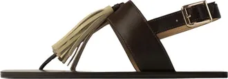 L37 Femme, Chaussures, Brun, Taille: 38 EU Sandale Plate Breath Of Summer