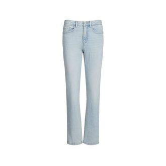 Vila Jeans droit Vialice en coton m&eacute;lang&eacute;