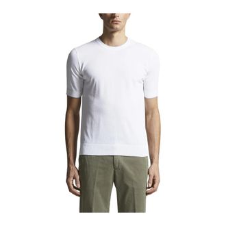 PESERICO T-Shirt aus reiner Baumwolle - - Knitwear - Herren - Wei&szlig; - 2XL