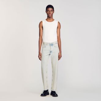 Sandro Jean regular délavé