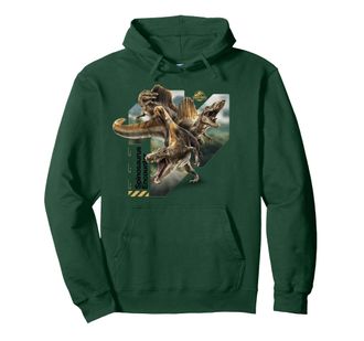 Jurassic Park Rebirth Spinosaurus Hunting Pullover Hoodie