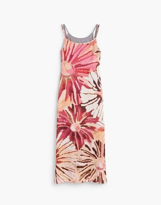 Desigual Robe 2en1 - Rose-multicolore