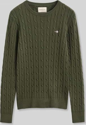 GANT Pullover mit Logo-Stitching