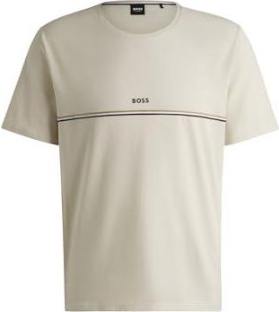 BOSS Hommes Unique T-Shirt T-Shirt de Pyjama en Coton Stretch &agrave; Logo imprim&eacute;