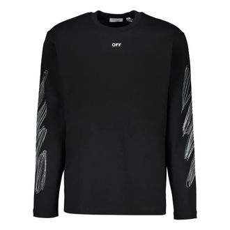 Off-white Langarm-T-Shirt - - Tops - Herren - Schwarzk - XL