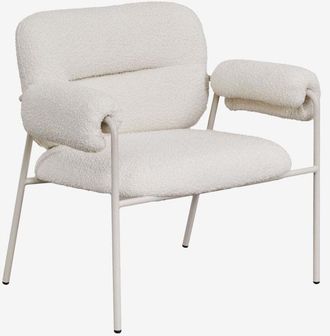Sklum Sklum - Sessel Hanko aus Boucl&eacute;-Stoff