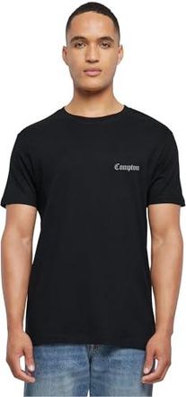 Mister Tee Mt3178-compton EMB Tee T-Shirt, Noir, L Hommes
