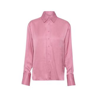 Inwear Lang&auml;rmelige Bluse im Loose Fit - - Blouses & Shirts - Damen - Rosa - XL