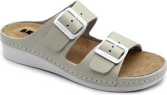 Leon 5012 Lederschuhe Sandalen Sandalette Clog Pantolette Komfortschuhe Hausschuhe, Damen, Led, EU 40