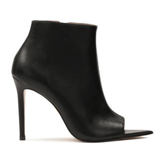 Kazar Schwarze offene Zehen spitze Stiefel - - Shoes - Damen - Schwarzk - 38 EU