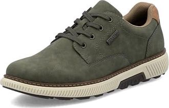 Rieker RiekerTEX B3317 Baskets &agrave; lacets pour homme Semelle l&acirc;che Imperm&eacute;able, Vert 54, 42 EU Weit