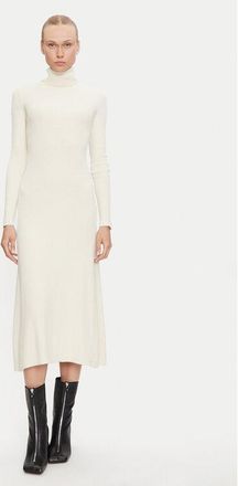 Vila Strickkleid Maria 14106153 Écru Regular Fit