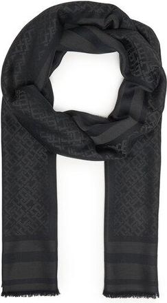 Tommy Hilfiger Schal Th Monogram Scarf AW0AW18273 Schwarz