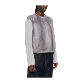 Fabiana Filippi Mink Fur Jacket - - Jackets - Damen - Grau - XS