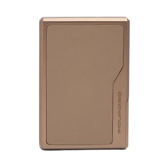 Piquadro Metall- und Leder-MagSafe-Kartenetui mit RFID-Schutz - - Accessories - Damen - Braun - ONE SIZE