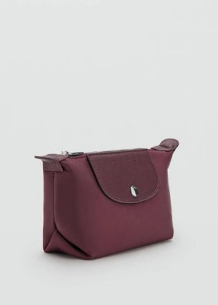 Mango Mittlerer Necessaire aus kombiniertem Nylon bordeaux - Damen - Einheitsgr&ouml;&szlig;e - MANGO