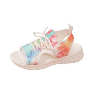Generic Sandales Femme &eacute;t&eacute; Confortable Bout Ouvert Orthop&eacute;dique Chaussures Respirantes Antid&eacute;rapant D&eacute;Contract&eacute;Es Sandales Boho de Plage Leger Platform Sandal