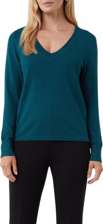 Comma Feinstrickpullover mit Glitzergarn-Details