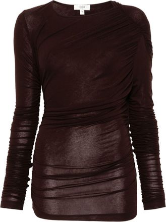 A Gold E Tania Twist T-Shirt - Braun